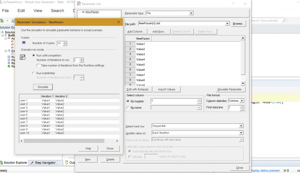 Parameterization In Loadrunner Step By Step Softwarehour